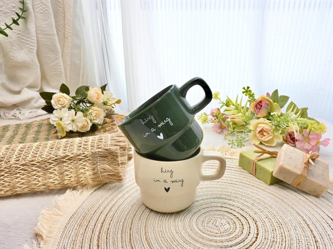 Personalized 'hug in A Mug' Ceramic Mug, Emotional Support Gift - Etsy