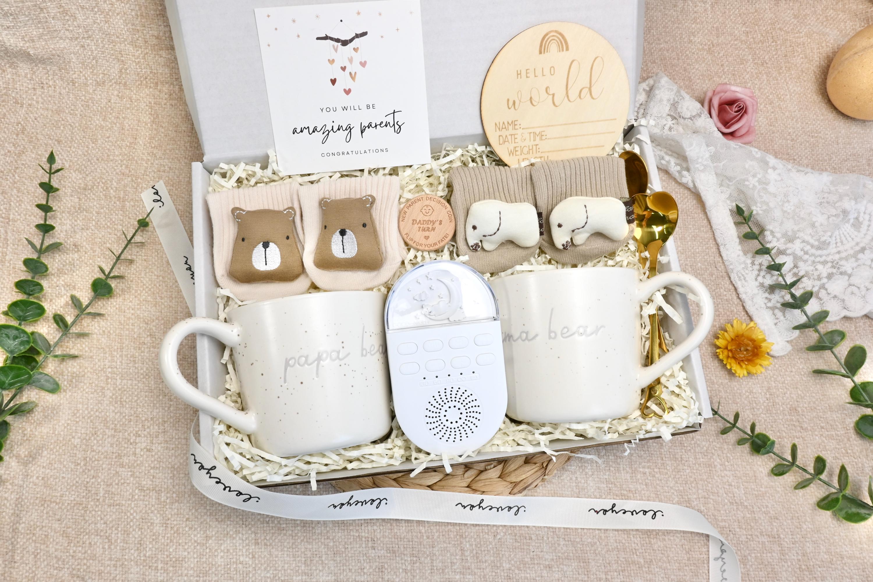 New Parents Gift Box With Baby Music Night Light,gender Neutral Gift ...