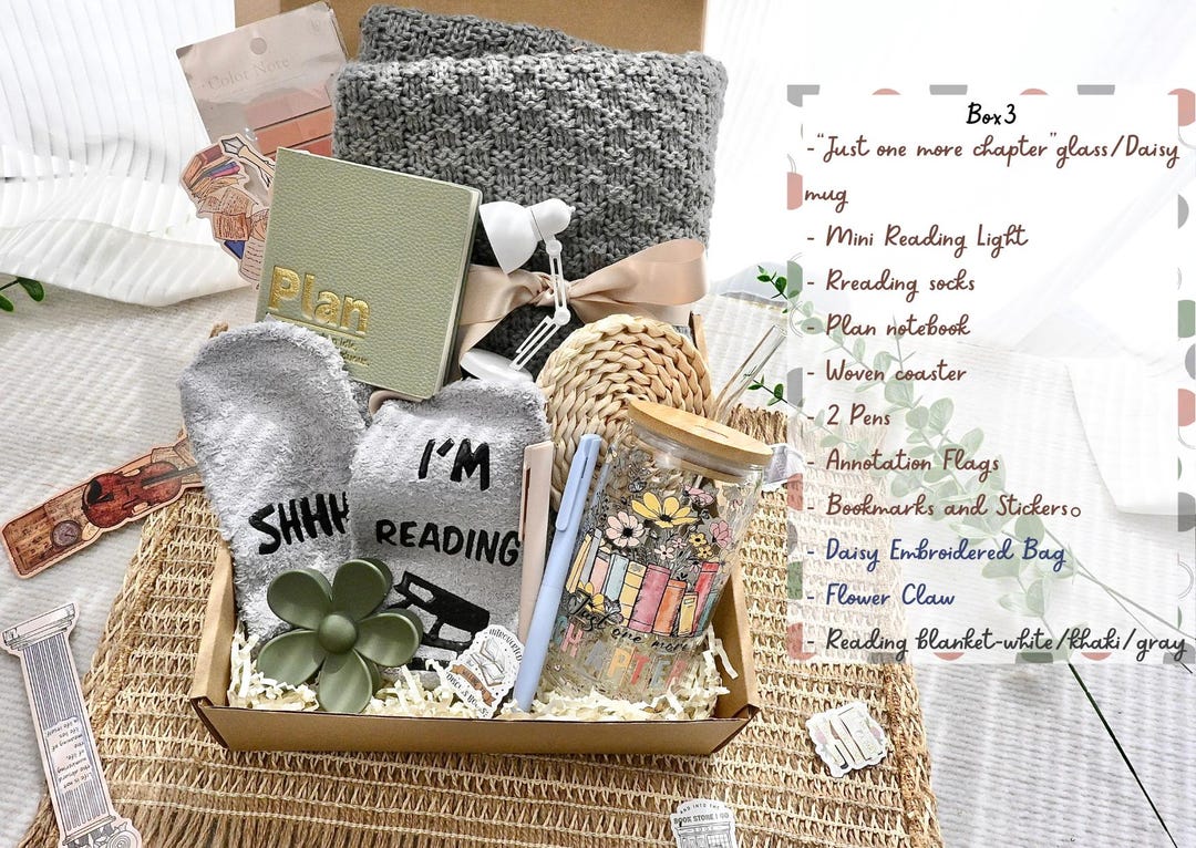 Box Blind Date With Book Gift,bookish Gift Box,bookworm Reading Lover ...