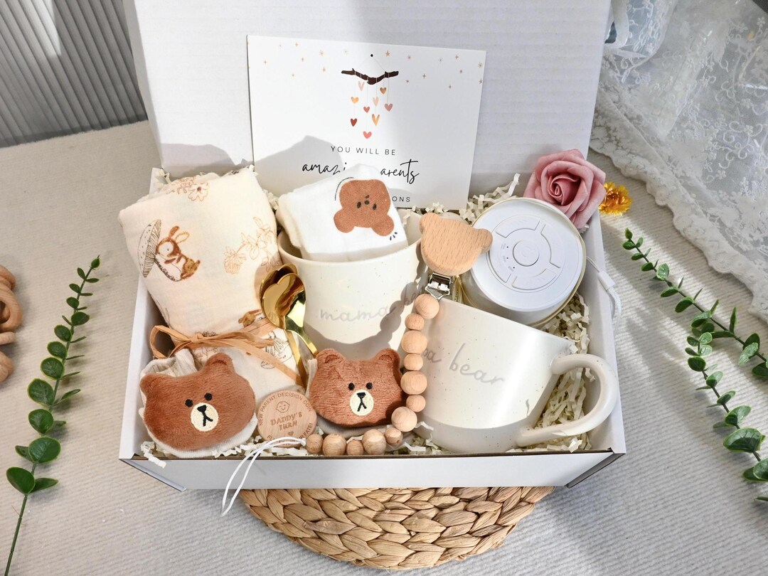 New Parents Gift Box With Baby Music Night Light,gender Neutral Gift ...