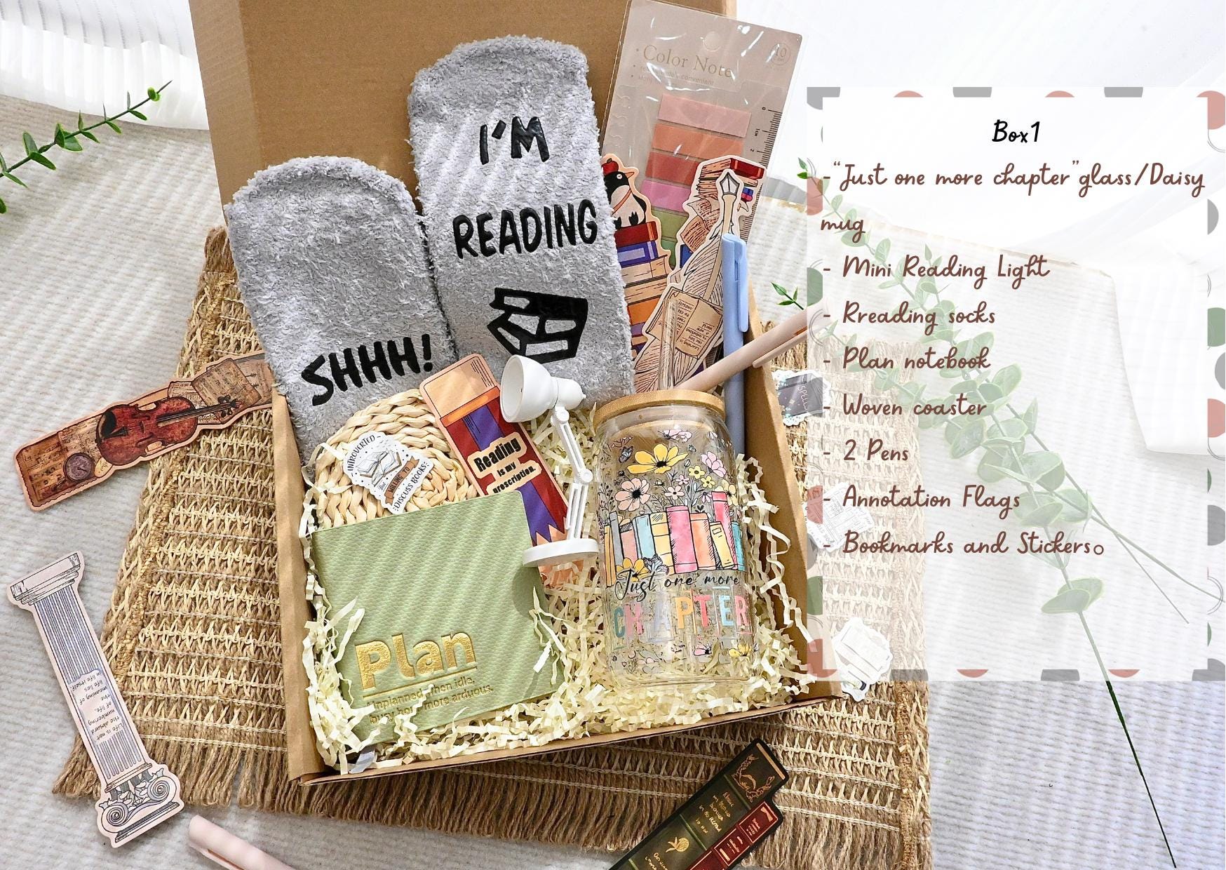 Box Blind Date With Book Gift,bookish Gift Box,bookworm Reading Lover ...