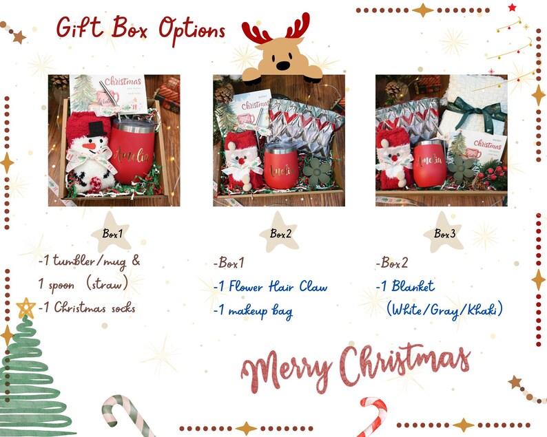 Personalized Christmas Gift Box,holiday Gift,hygge Warm and Cozy Gift ...