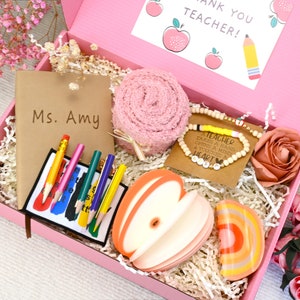 Personalized Teacher Gift Set,custom Teacher Gift Box, Teacher ...