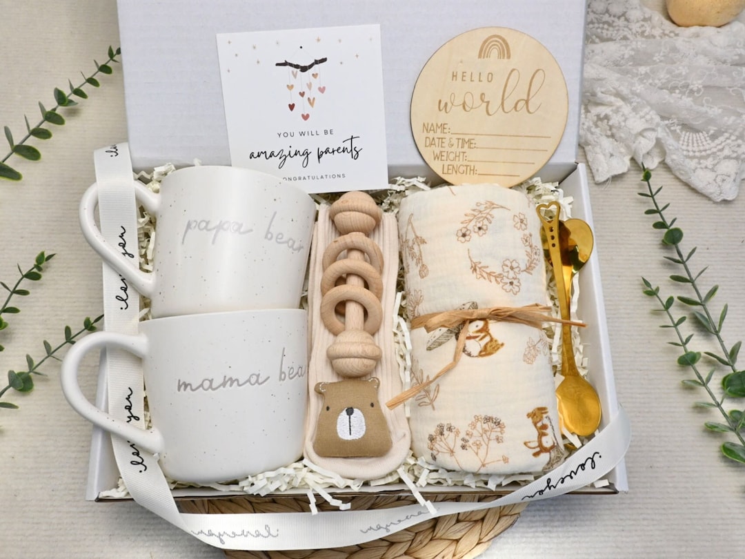 New Parents Gift Box,gender Neutral Gift,new Baby Gift,gender Reveal ...