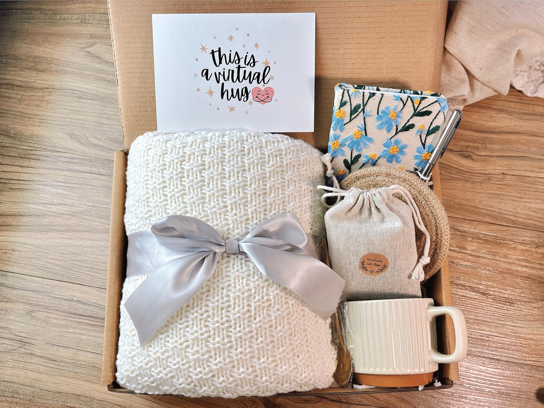 Warm and Cozy Gift Box With Blanket,hygge Gift Box for Her,hello Fall ...
