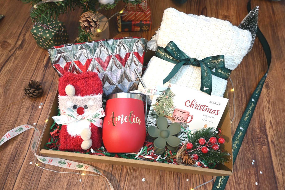 Personalized Christmas Gift Box,holiday Gift,hygge Warm and Cozy Gift ...