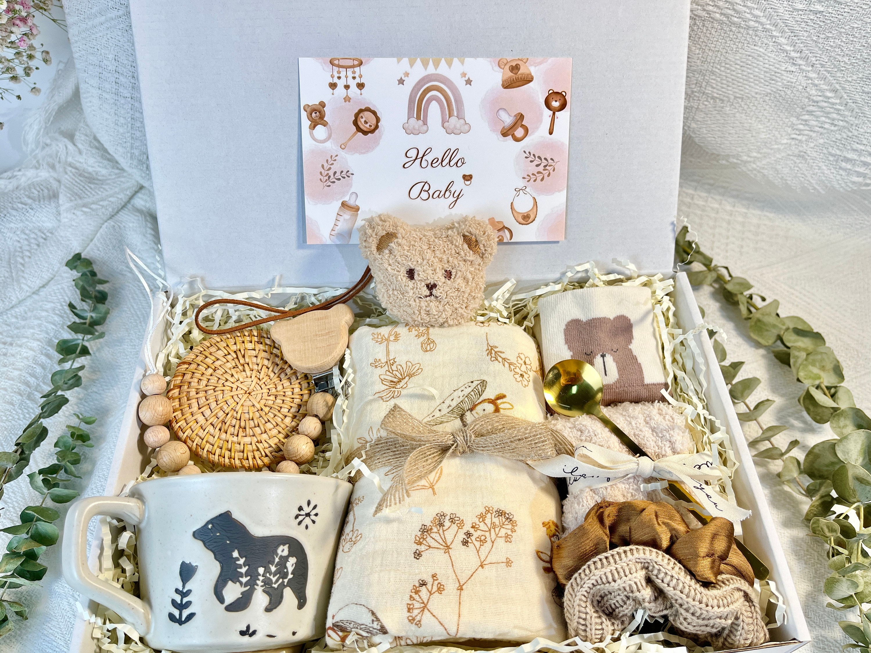MAMA Bear for Mom and Baby Gift Set With Blanket,new Mom Gift ...