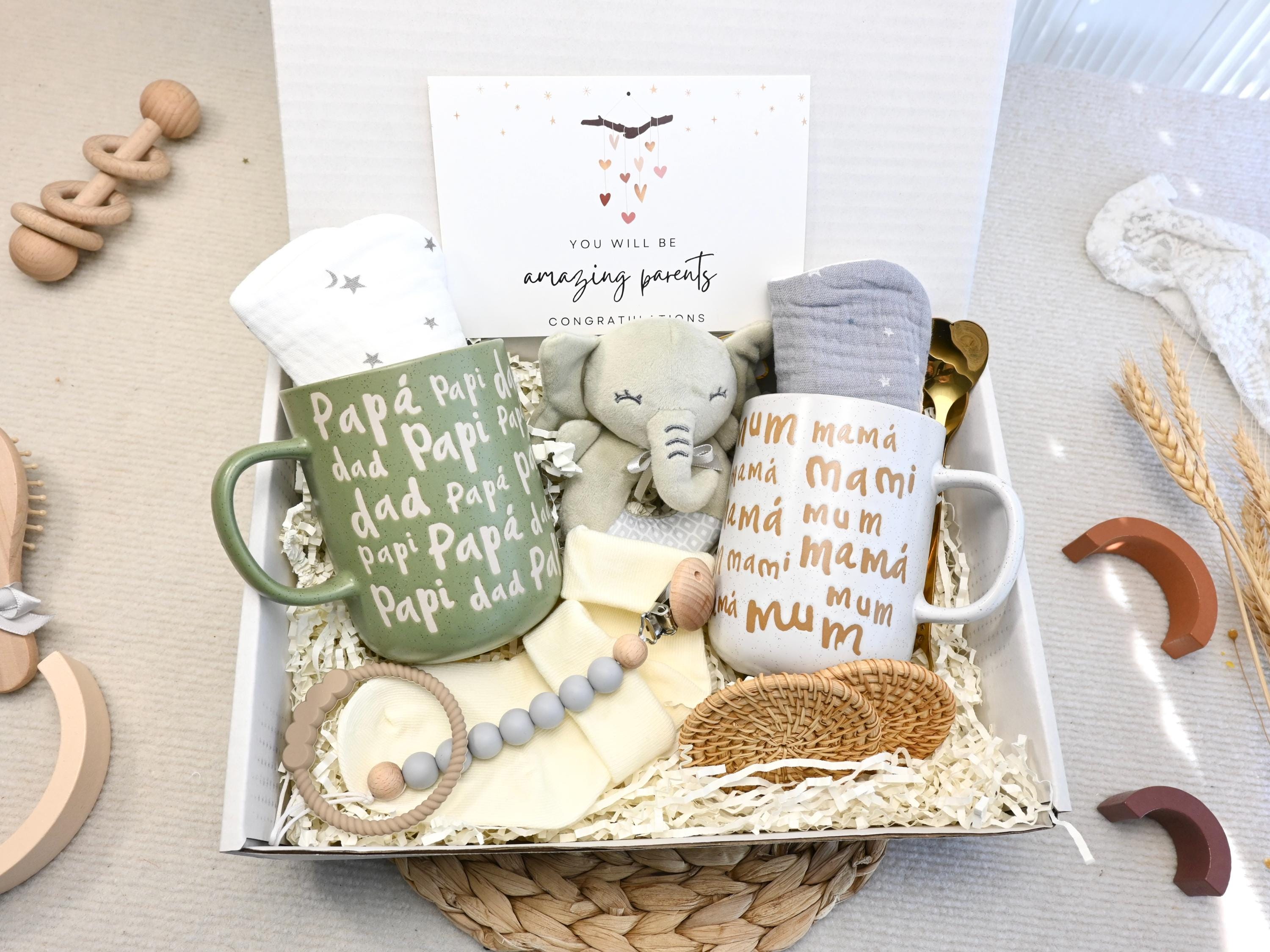 New Parents Gift Box,gender Neutral Gift,new Baby Gift,gender Reveal ...