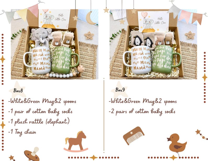 New Parents Gift Box,gender Neutral Gift,mom ERA New Baby Gift,gender ...