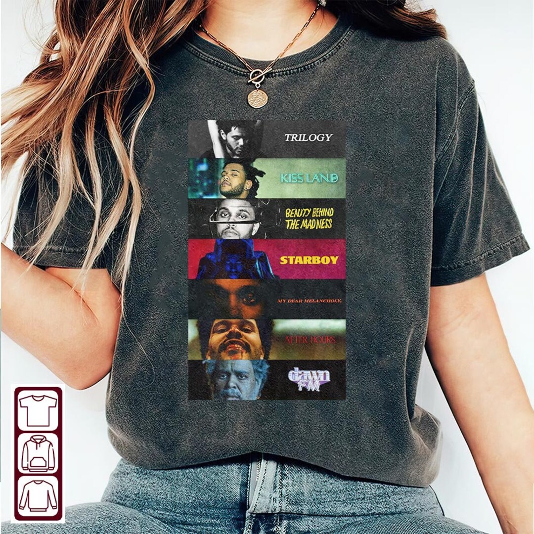 The Weeknd Merchandise Shirt the Weeknd Tee Trendy T-shirt - Etsy