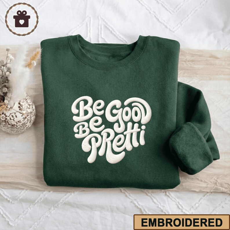 Embroidered Be Good Be Pretti T-shirt, Justice for Alex Pretty ...