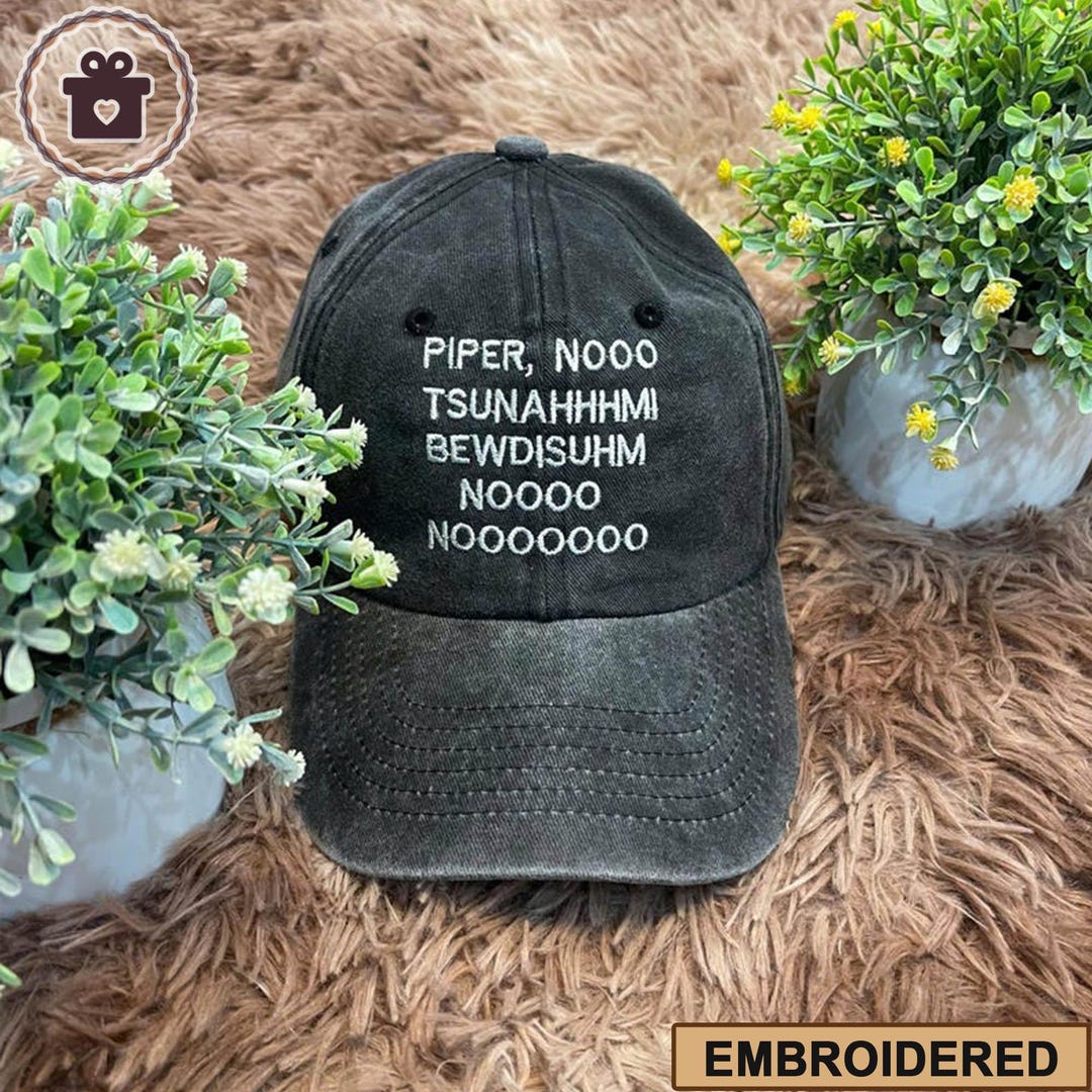 Piper No, Tsunami, Buddhism, No, No White Lotus Embroidered Hat, Parker ...