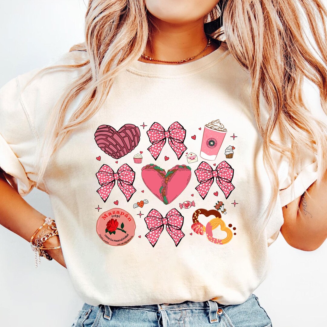 Coquette Valentine Concha Pan Dulce PNG, Funny Mexican Bread Lover PNG ...