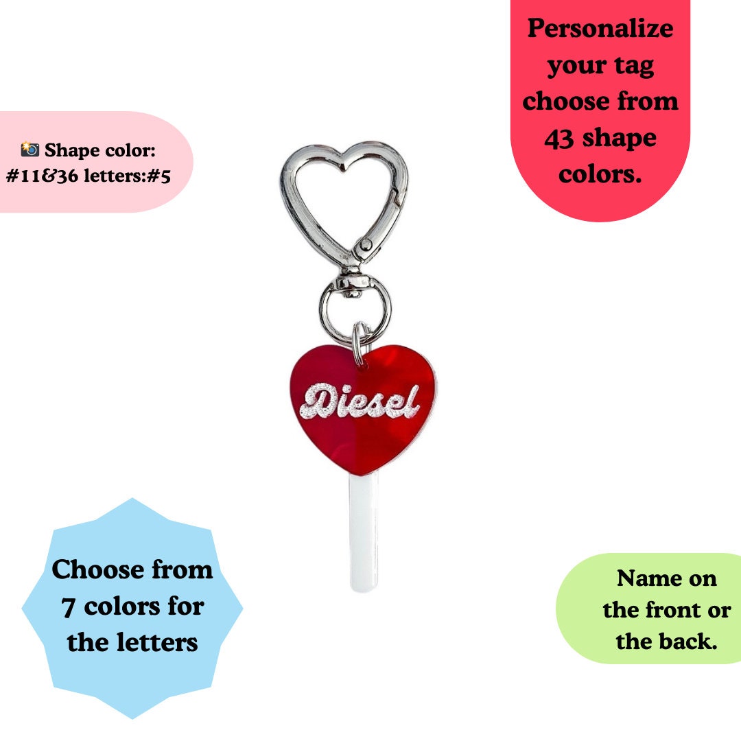 Lollipop Dog Tag - Etsy