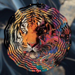 Tiger Wind Spinner PNG, Wind Spinner Sublimation Designs, Garden ...