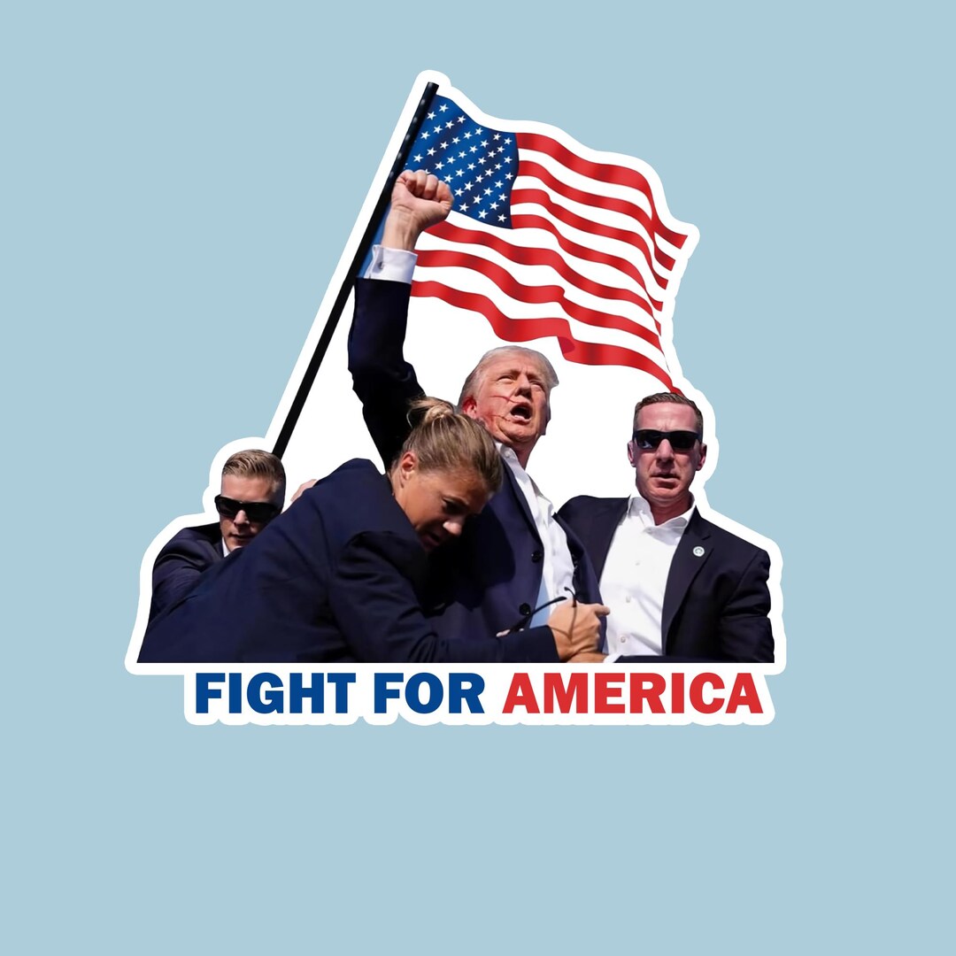 Funny Trump Fight for America Quotes American Presidential Bumper ...