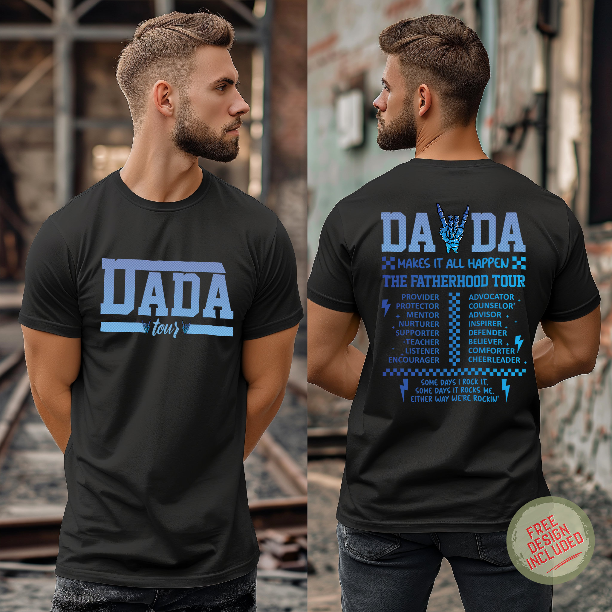 Dada Tour PNG, Fatherhood Tour Png, Sometimes I Rock It Sometimes It ...