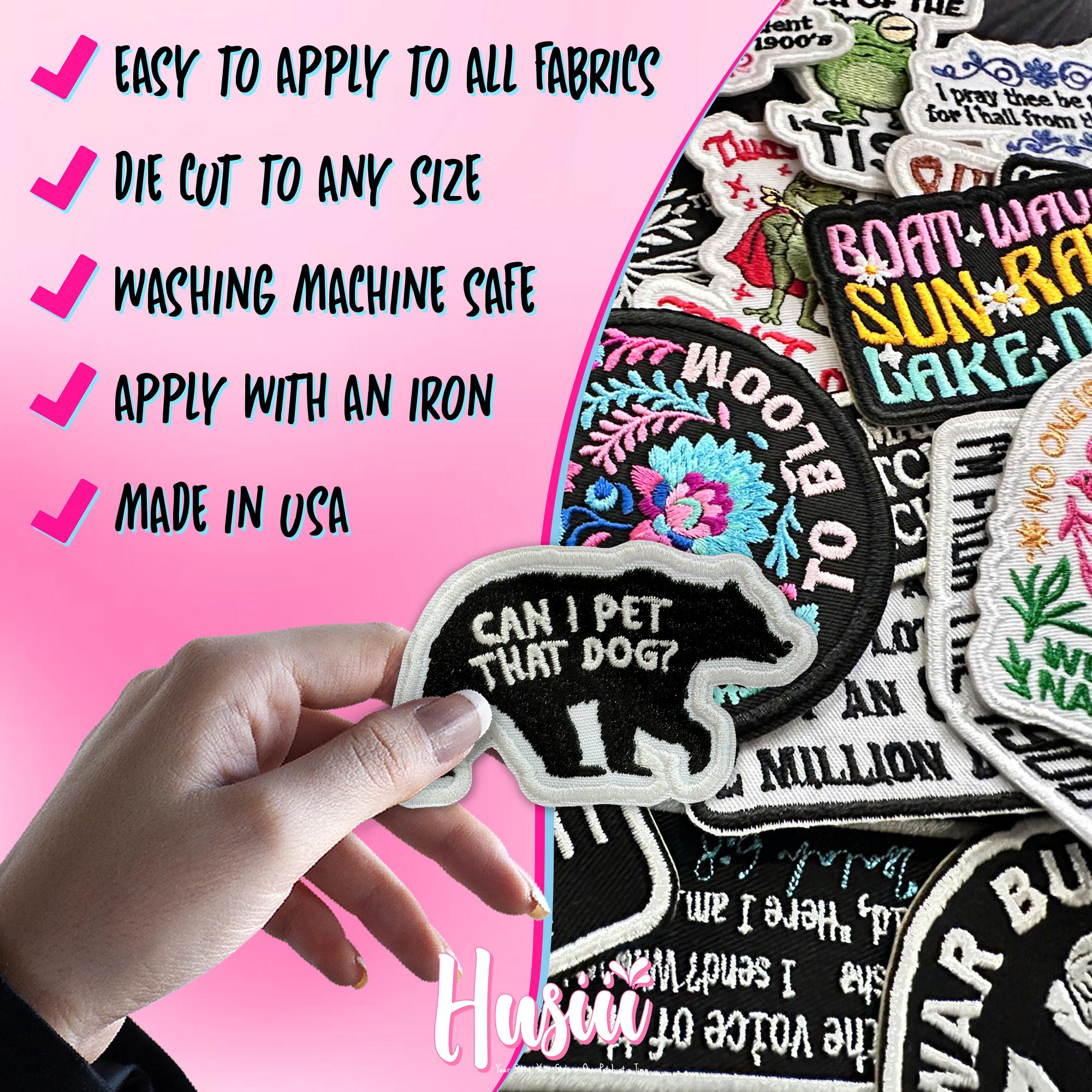 Can I Pet That Dog Patch, Funny Black Bear Dawg Patch Funny Meme Viral ...
