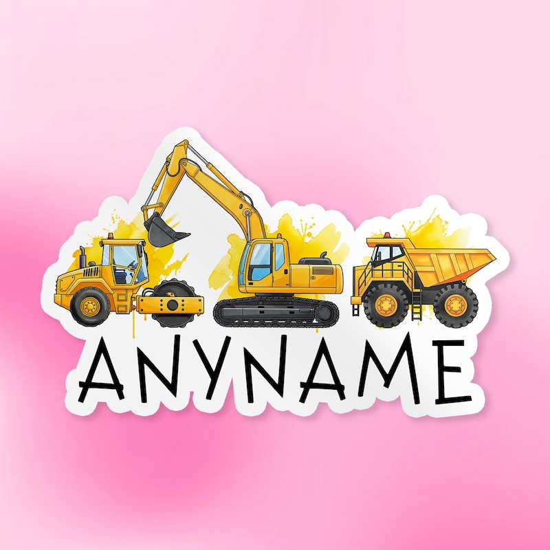Construction Decals - Etsy