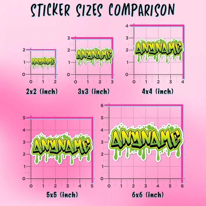 Custom Graffiti Name Decal Sticker, Personalized Graffiti Wall Name ...
