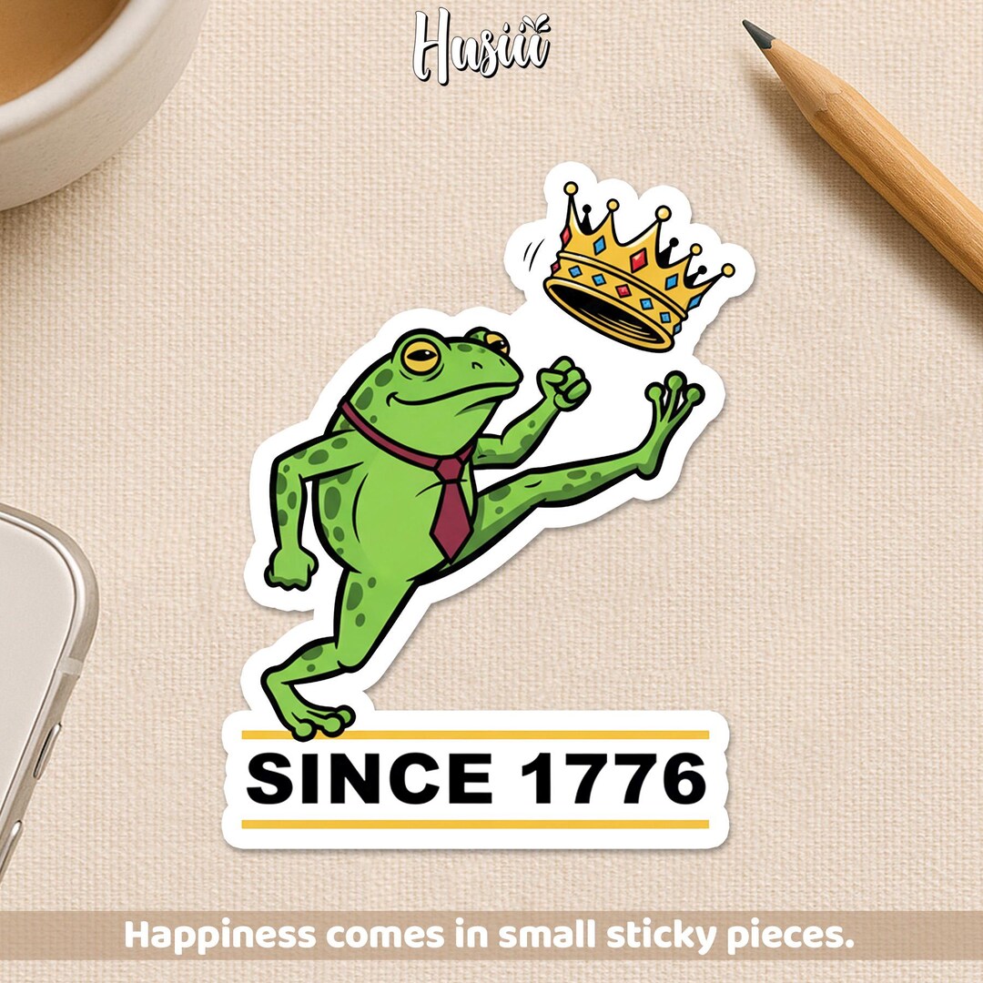 Resist Portland Frog Sticker, Freedom America Patriotic Protest ...