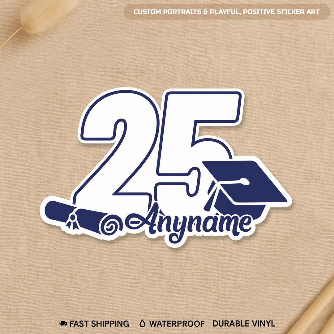 Class of 2026 Sticker, Class Senior Graduation School College Student ...