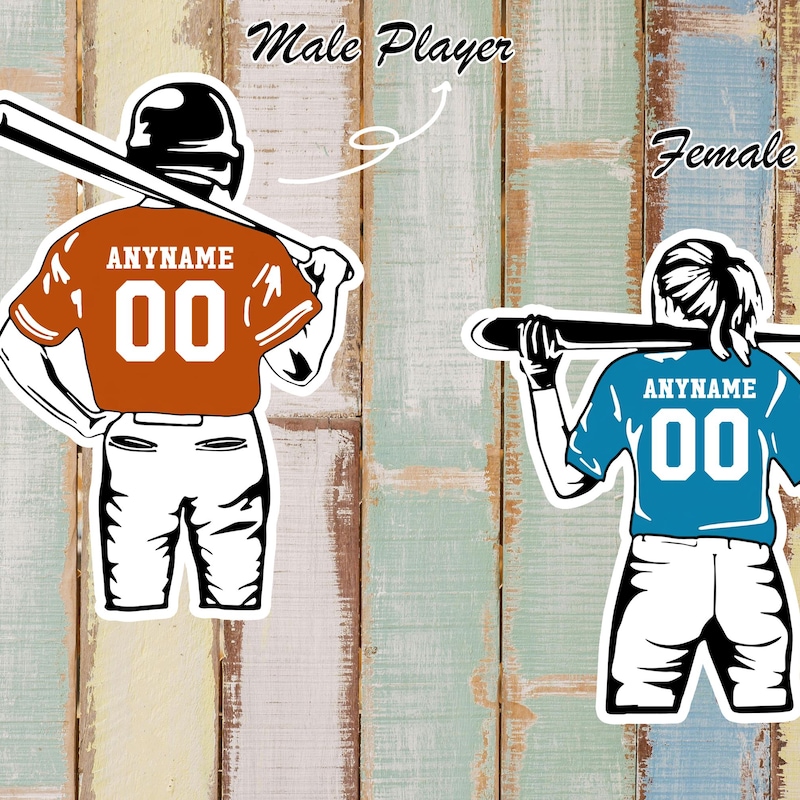 Baseball Stickers - Etsy