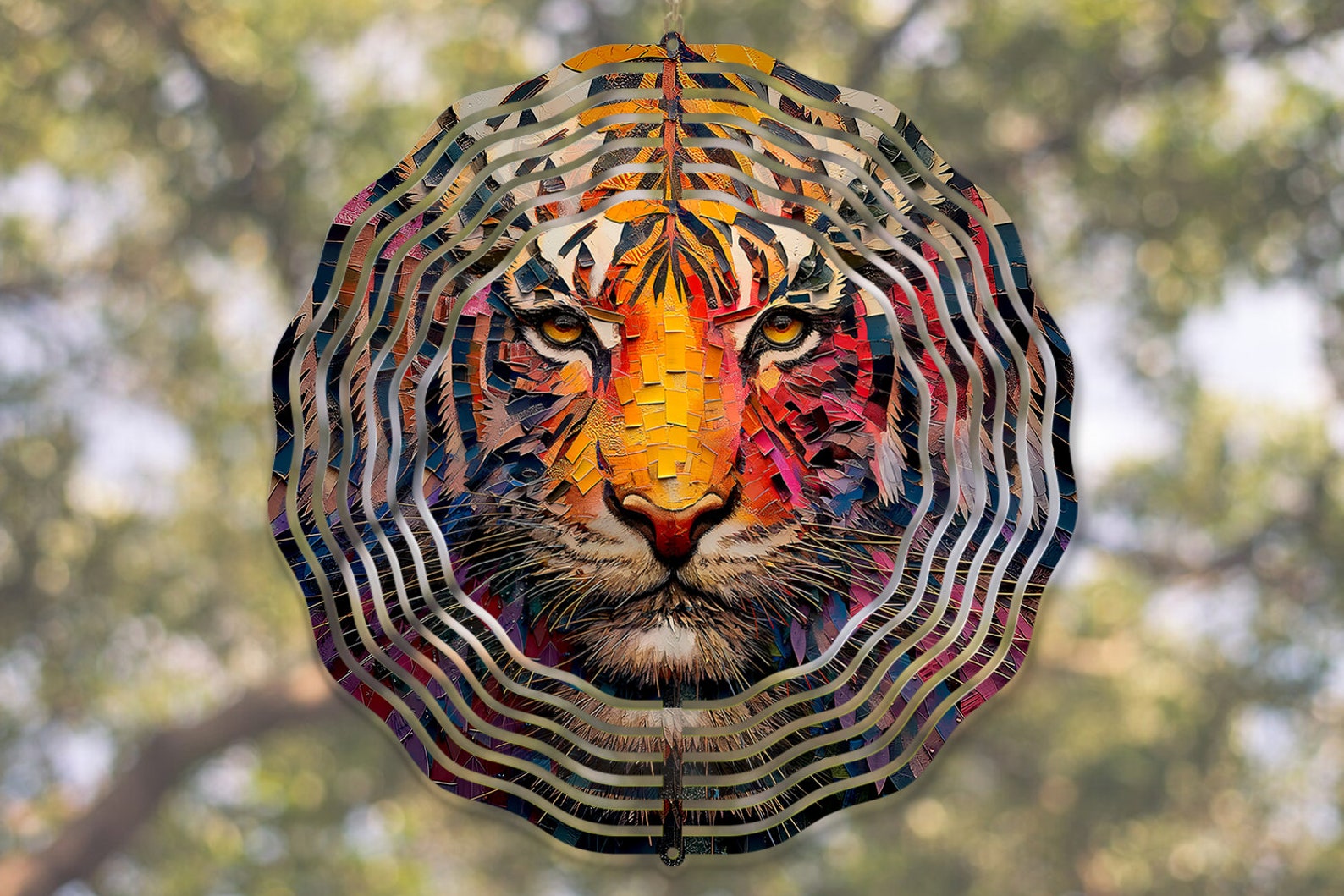 Tiger Wind Spinner PNG, Wind Spinner Sublimation Designs, Garden ...