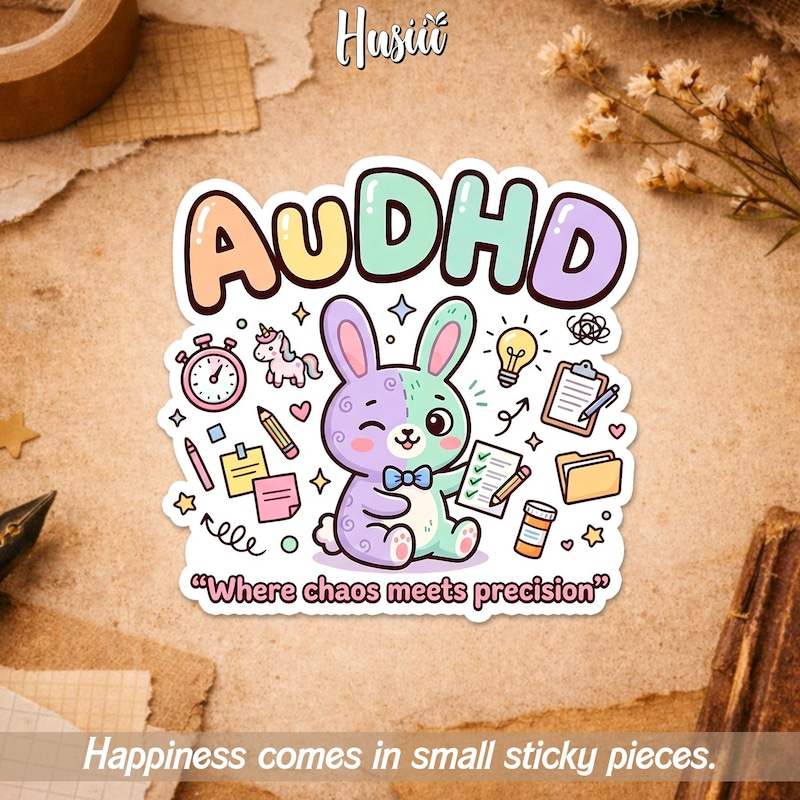 Audhd Pride Sticker - Etsy