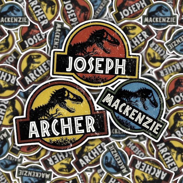 Dinosaur Decals - Etsy