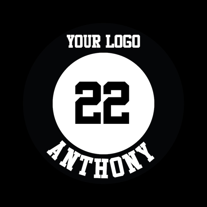 Custom Baseball Bat Sticker Personalized Player Name Number Baseball ...