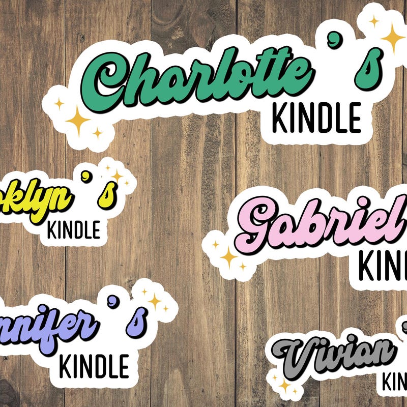 Kindle Word Stickers - Etsy