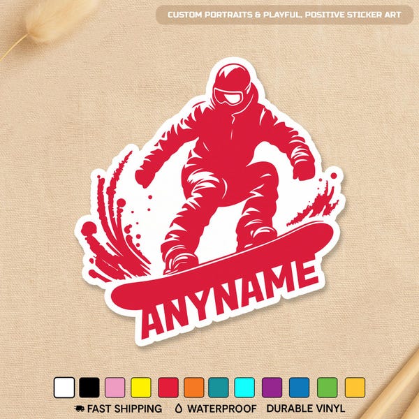 Snowboard Stickers - Etsy