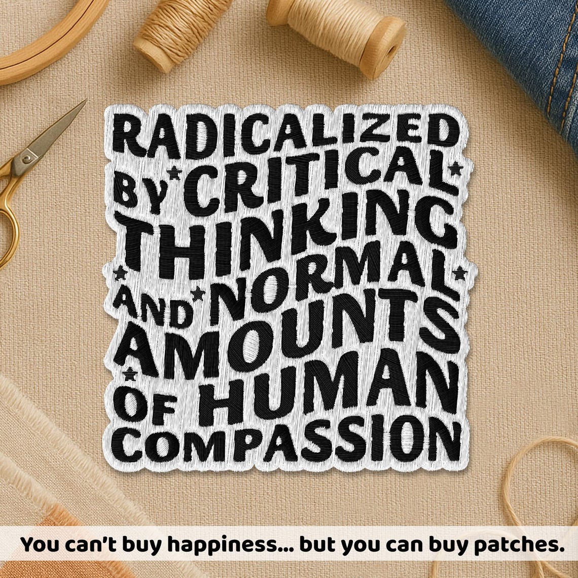 Radicalized by Critical Thinking Patch, Human Rights Feminist ...