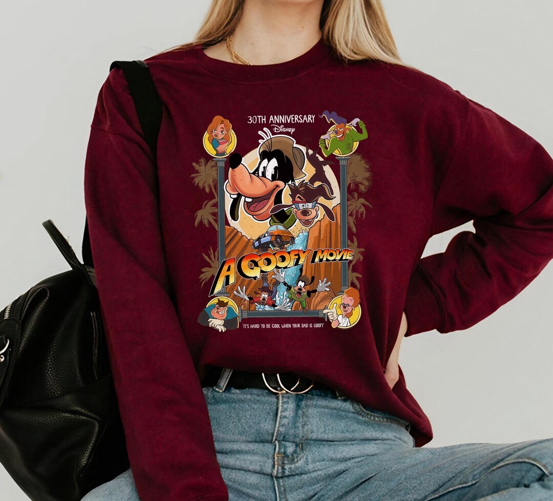Disney A Goofy Movie 30th Anniversary Character Shirt, Goofy and Max ...