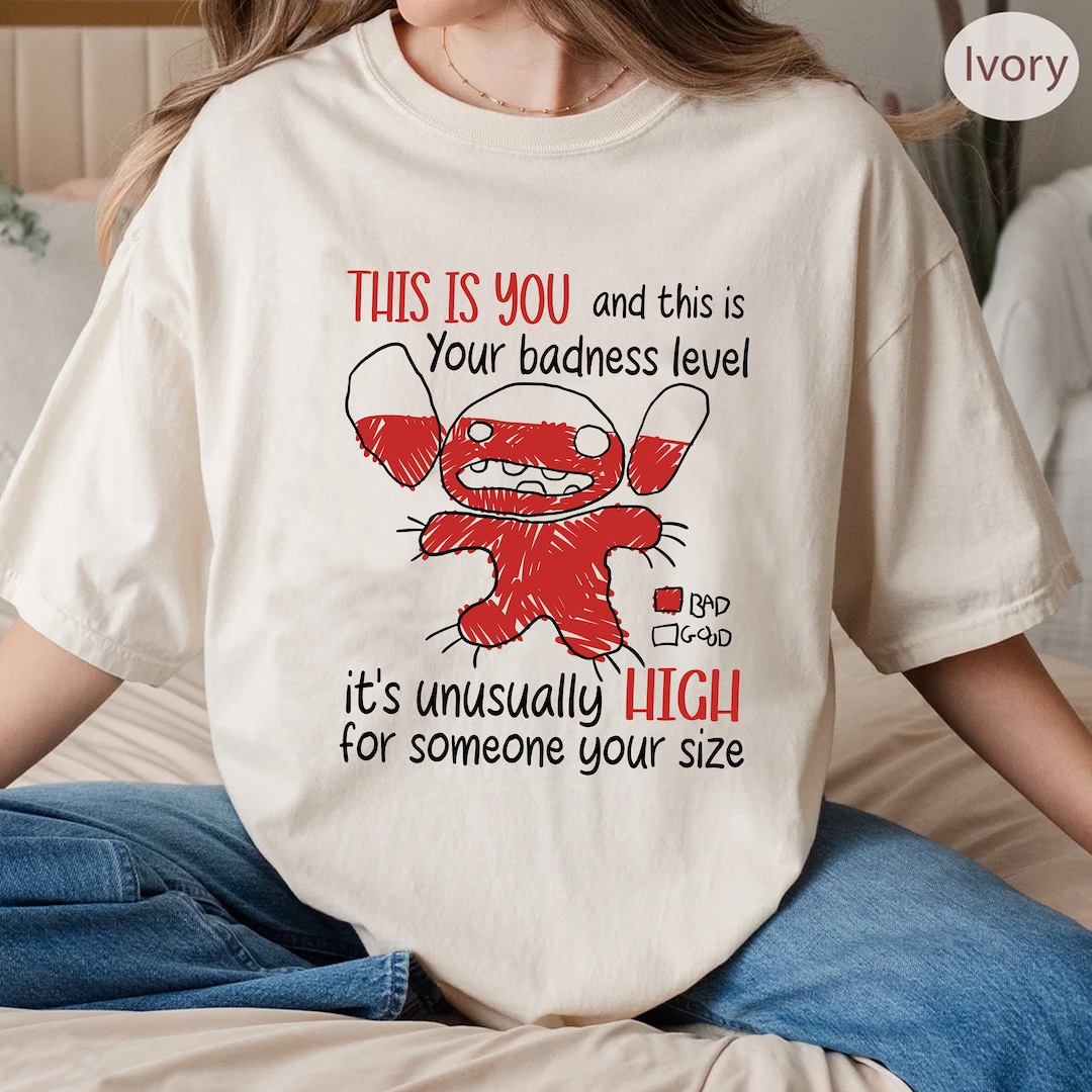 Disney Lilo & Stitch Angry Stitch Portrait T-shirt, This is Your ...