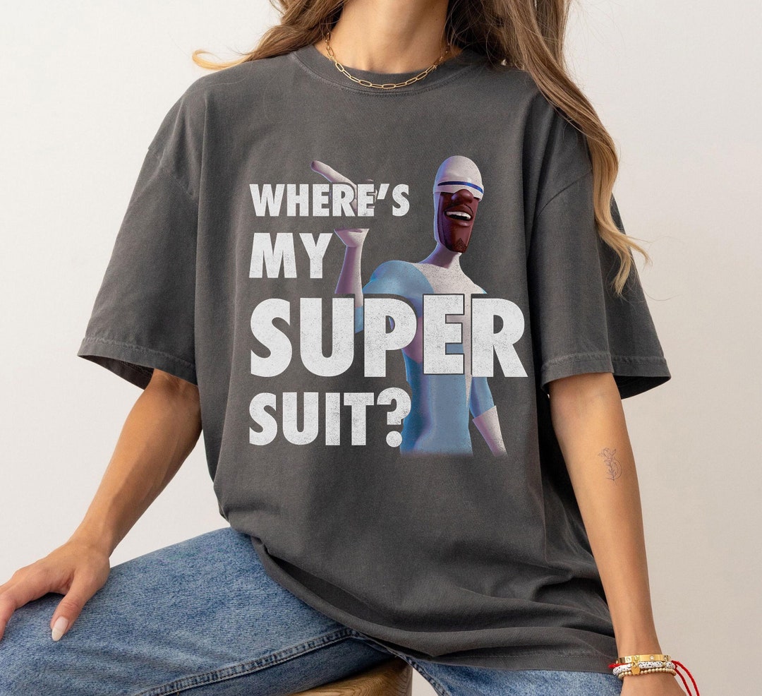 Disney Pixar the Incredibles Vintage Frozone Super Suit Logo T-shirt ...