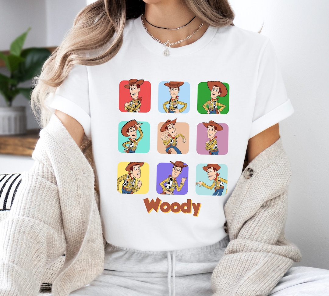 Disney Pixar Toy Story Woody T-shirt, Toy Story Sheriff Woody Tee ...