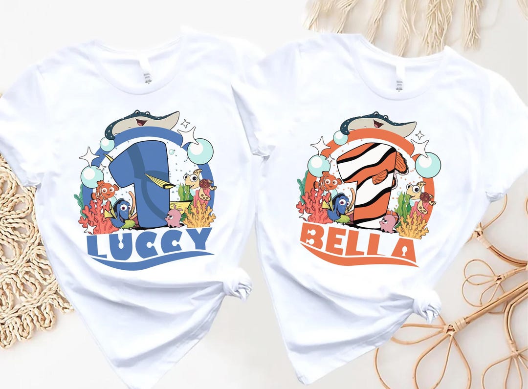 Personalized Disney Pixar Finding Nemo Dory Birthday T-shirt ...