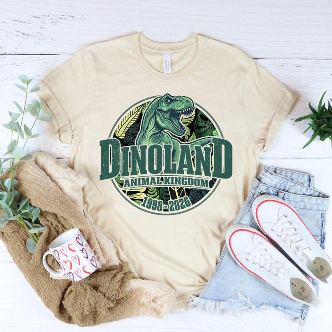 Disney Dinoland Animal Kingdom Dinosaur Ride Tribute T-shirt ,dr ...