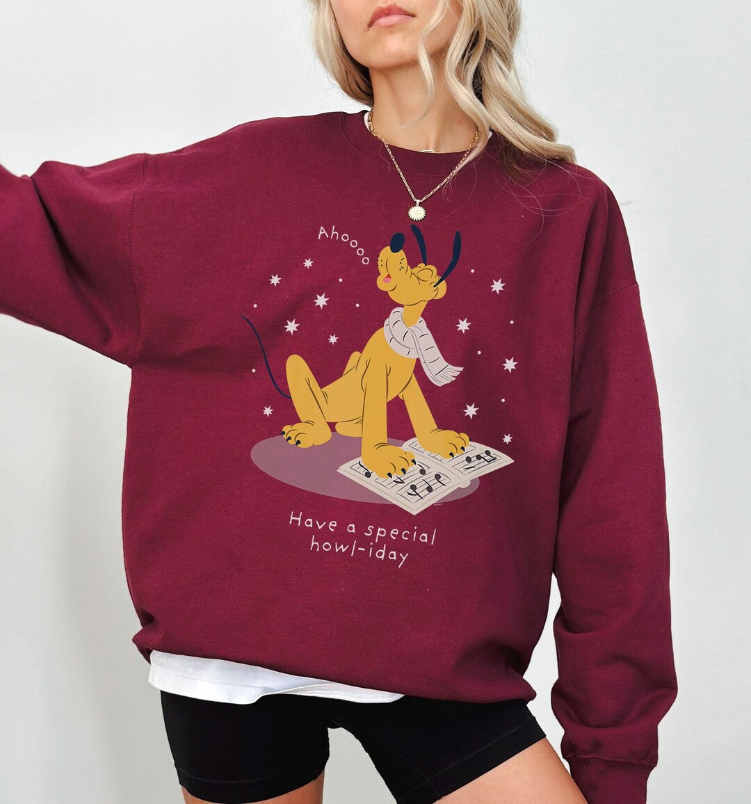 Disney Pluto Holiday Christmas Have a Special Howl-iday Shirt, Mickey's ...