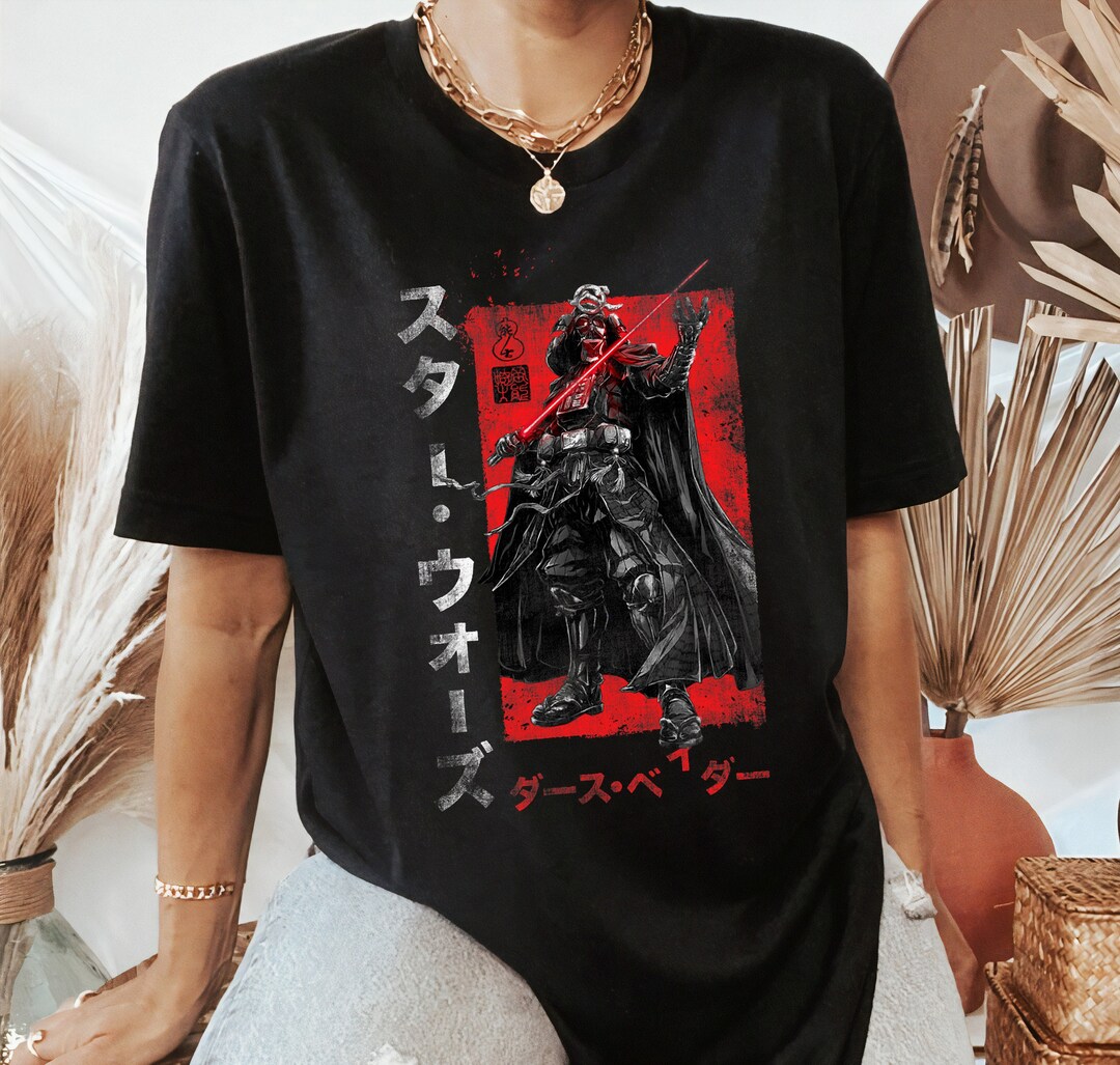 Star Wars Visions Samurai Vader Reach T-shirt, Star Wars Darth Vader ...