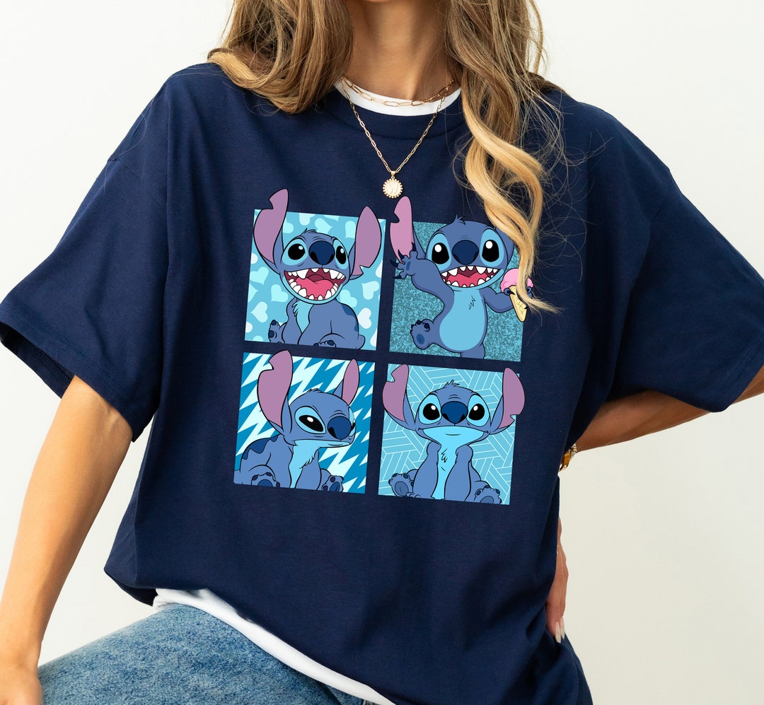 Disney Stitch Emotions Comfort Colors Shirt, Disney Lilo and Stitch T ...