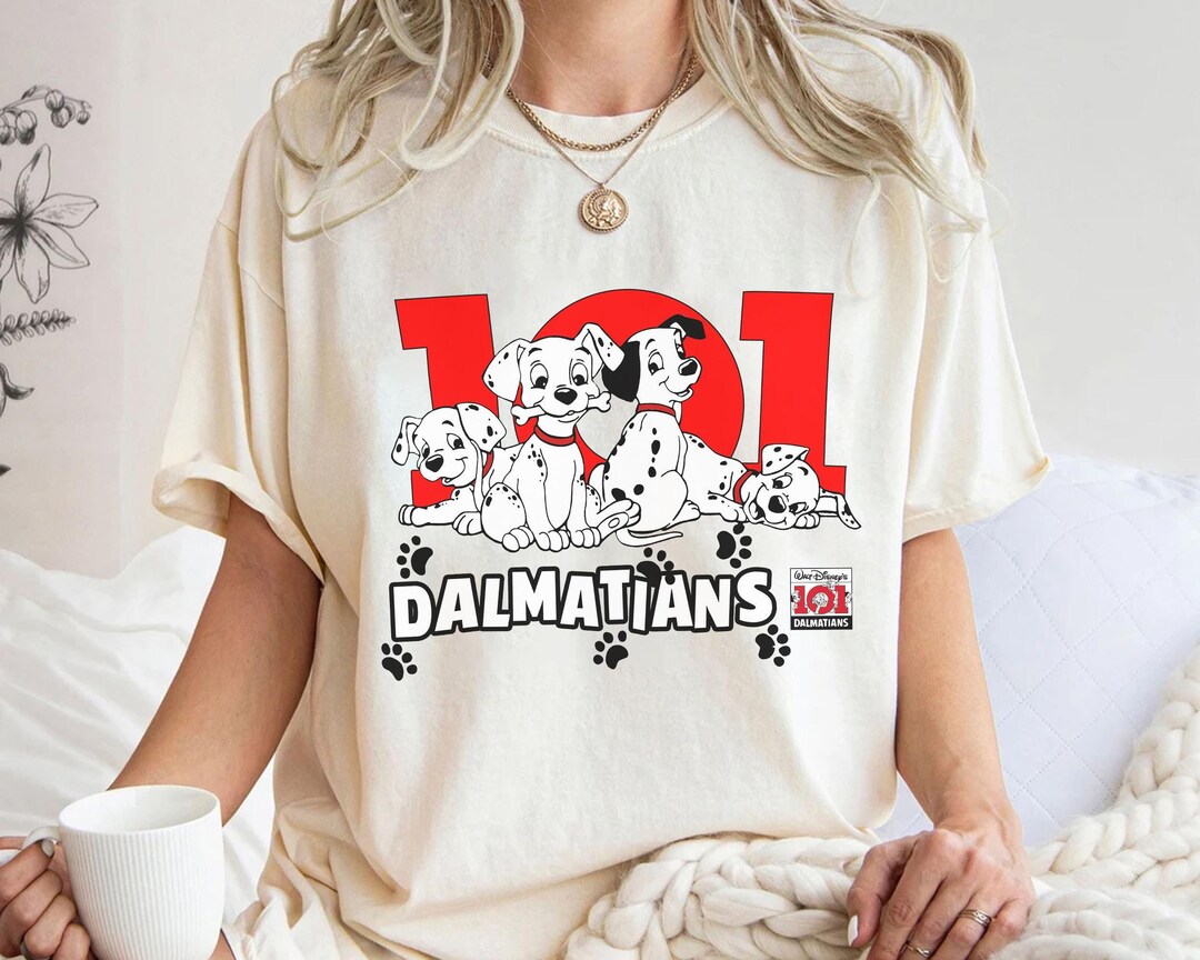 Disney 101 Dalmatians Puppies Cute Portrait T-shirt, Disney Dog Shirt ...