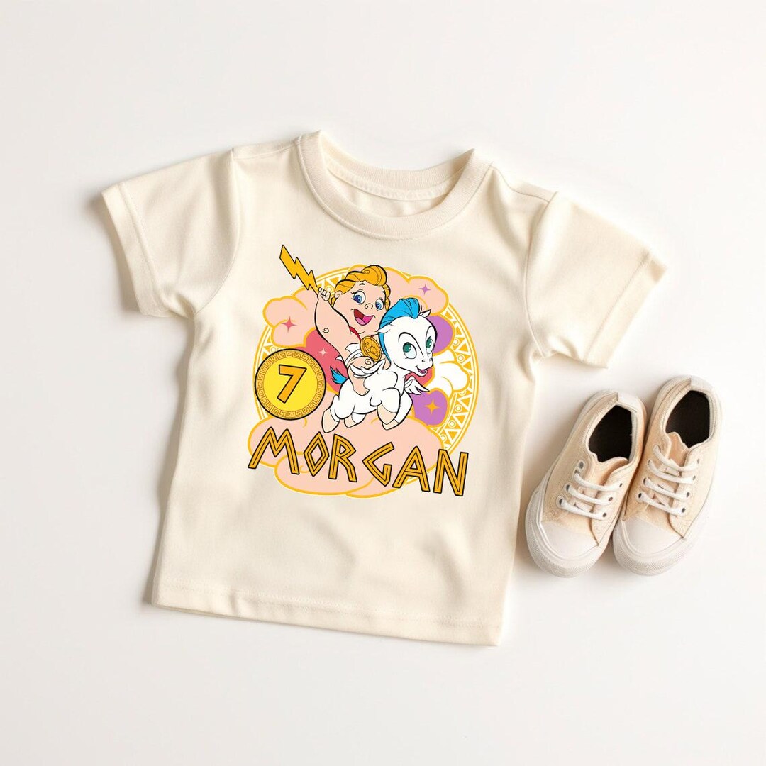 Personalized Disney Hercules and Pegasus Birthday T-shirt, Disneyland ...