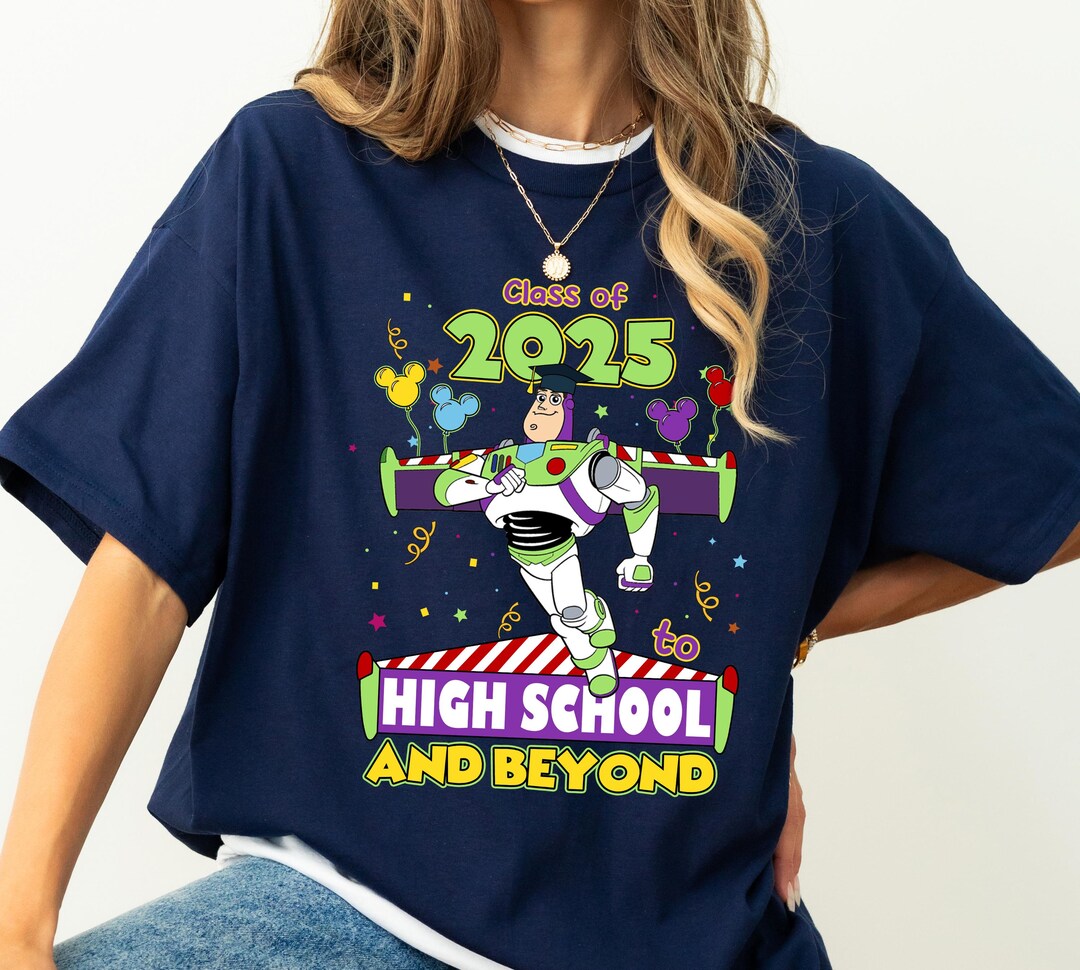 Customize Toy Story Graduate Buzz Lightyear to High School and Beyond T ...