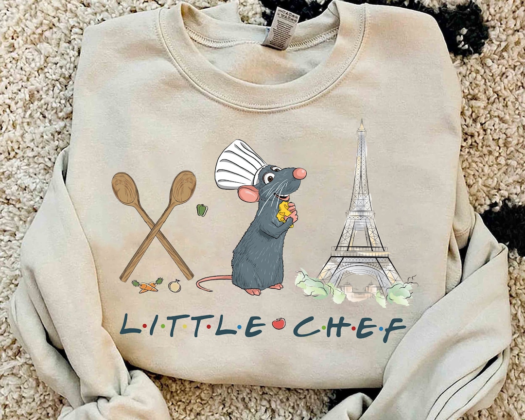 Disney Ratatouille Remy Little Chef T-shirt, Remy Mouse Chef Anyone Can ...