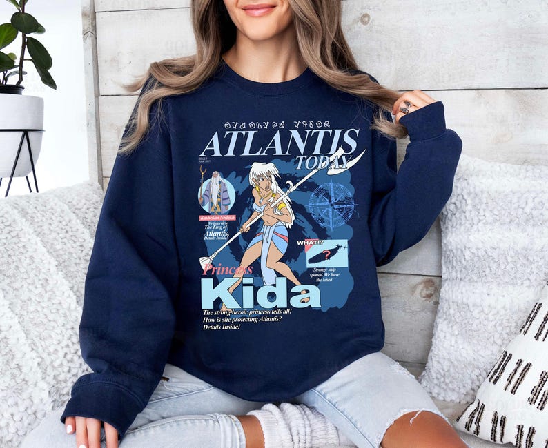 Disney Atlantis the Lost Empire Princess Kida Nouveau Poster T-shirt ...