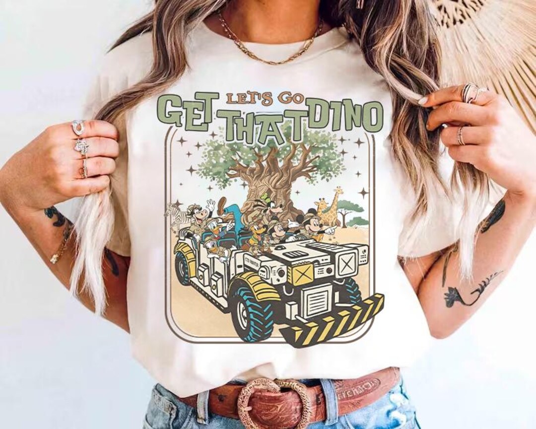 Dr. Seeker's Time Rovers Shirt, Animal Kingdom DINOSAUR Ride Tribute T ...