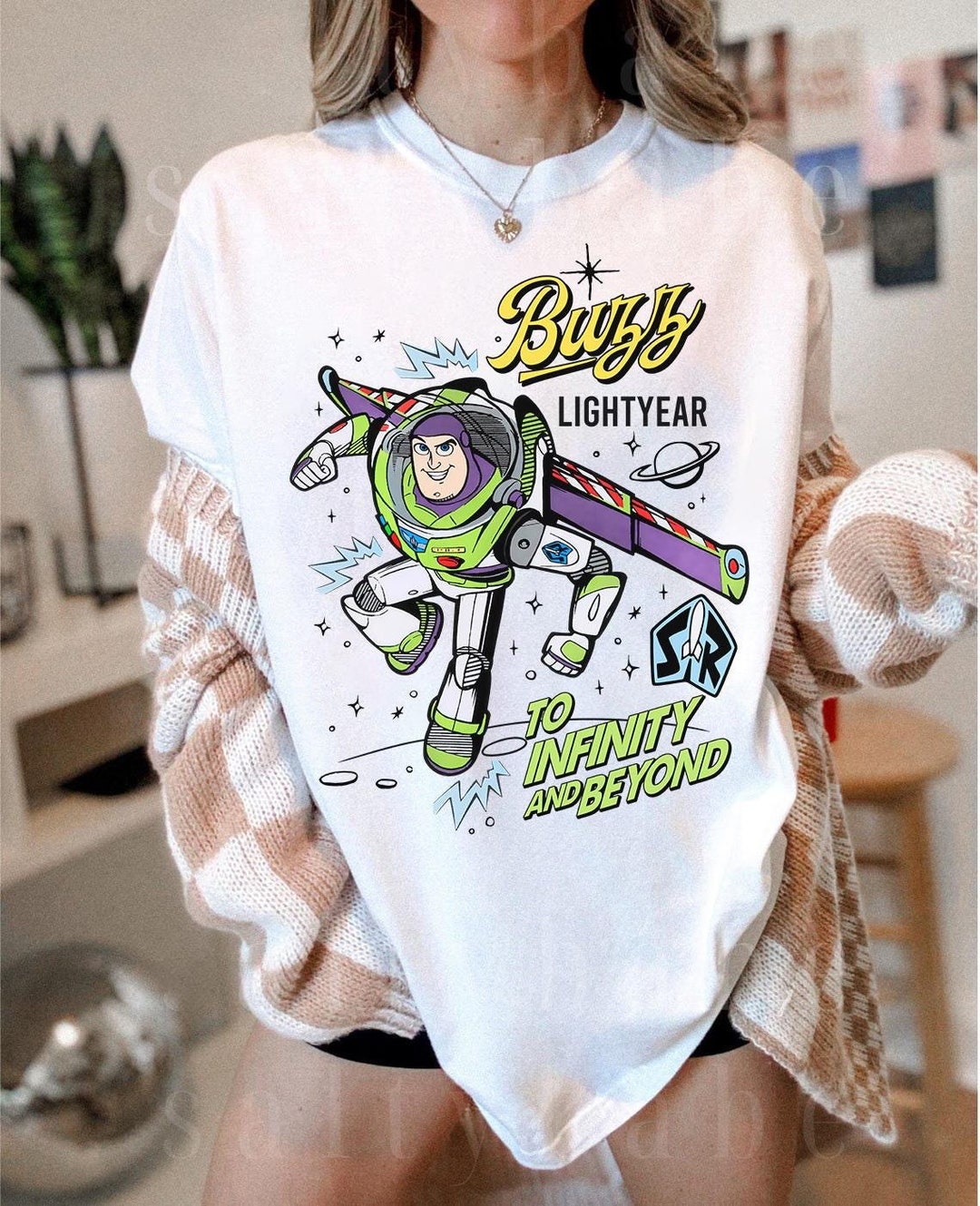 Disney Pixar Toy Story Buzz Lightyear to Infinity and Beyond T-shirt ...